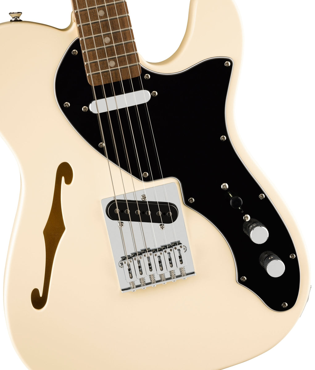 Squier Affinity Series Telecaster Thinline Olympic White – Music Makers