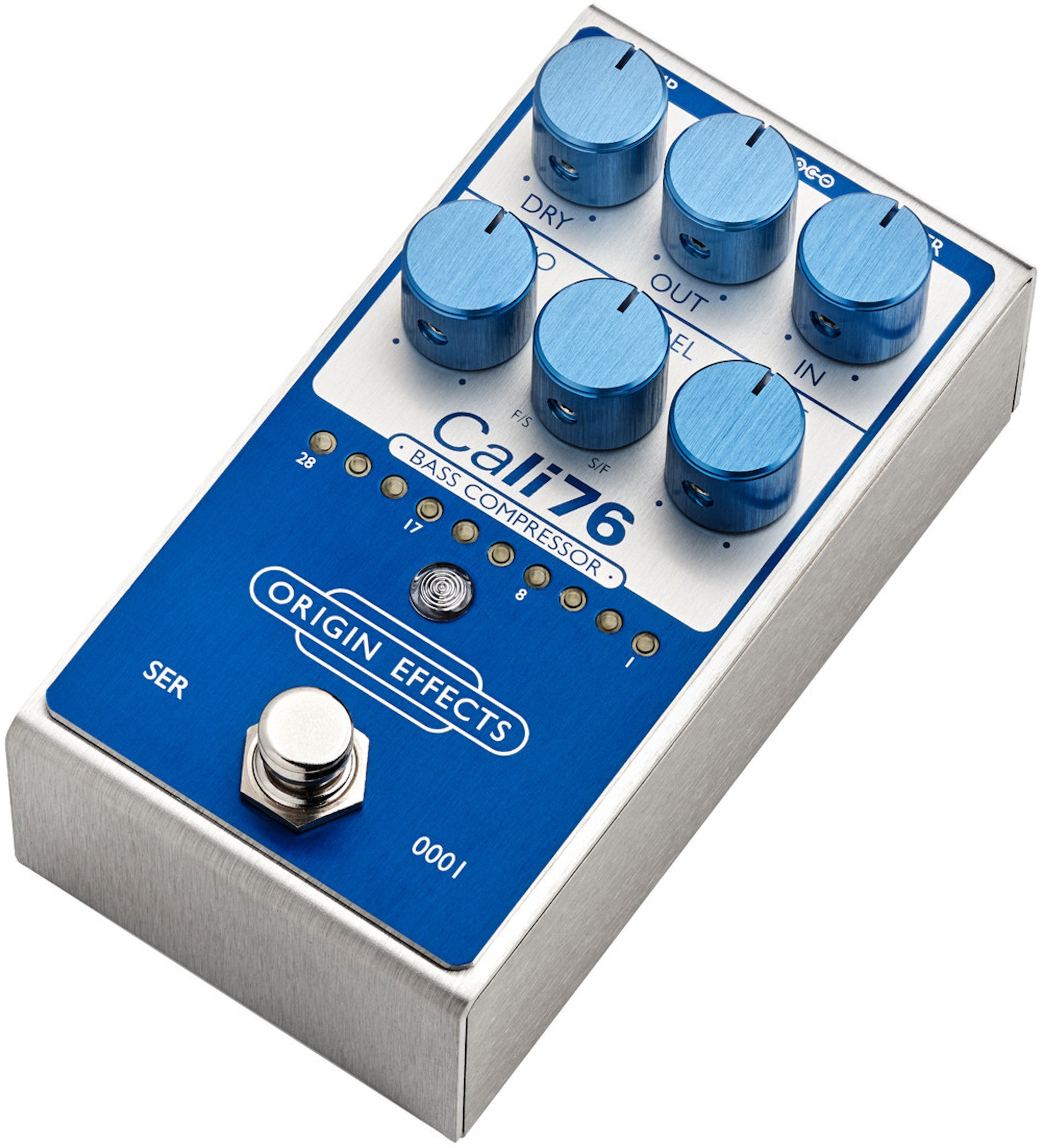 Origin Effects Cali76 Bass Compressor Pedal Super Vintage Blue – Music ...