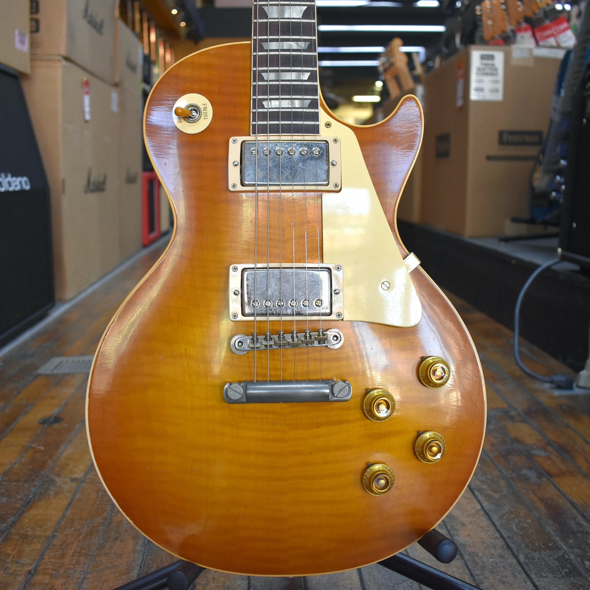 Gibson Custom 1959 Les Paul Standard Reissue Electric Guitar Dirty Lem ...