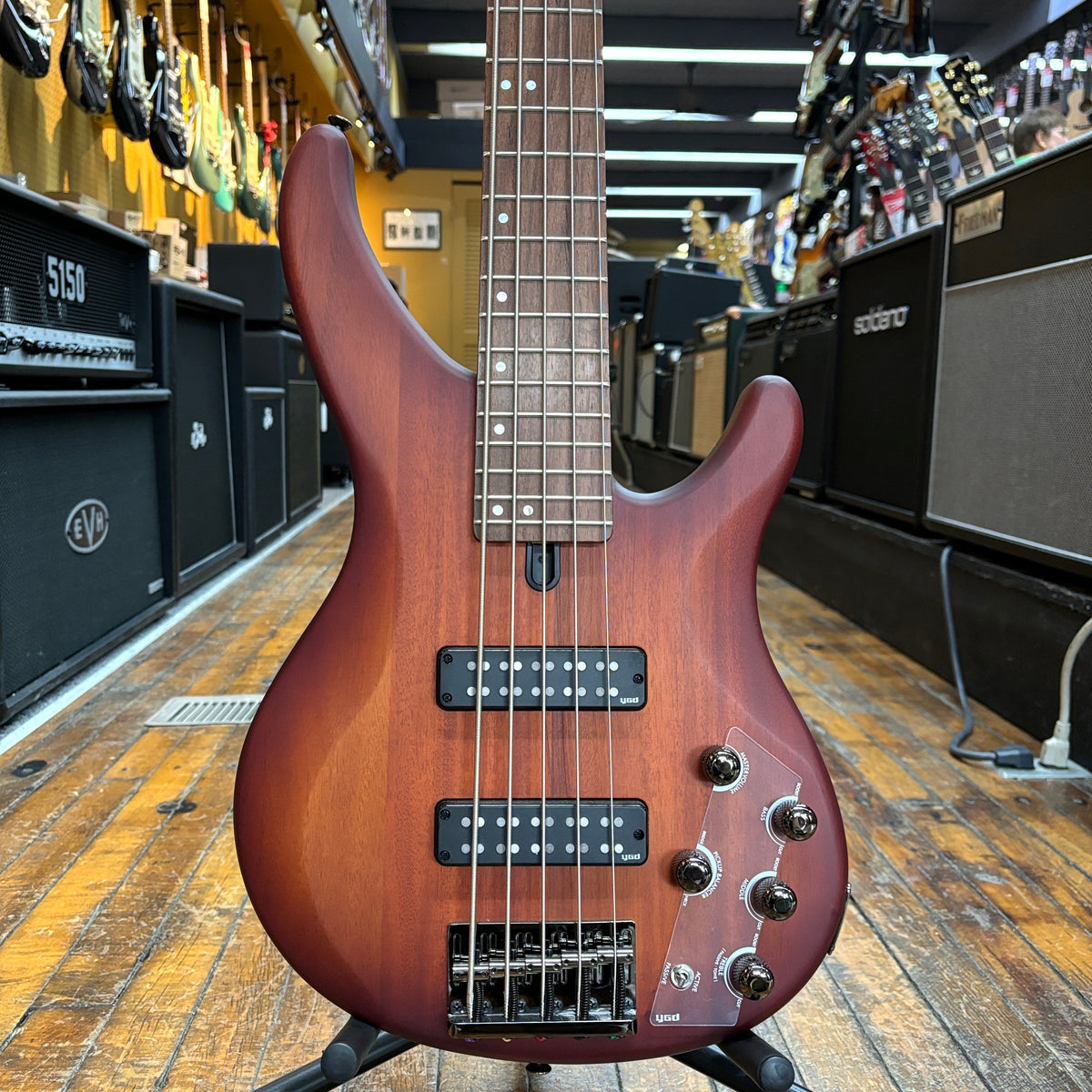 Yamaha TRBX505 5-string Bass Guitar Brick Burst – Music Makers