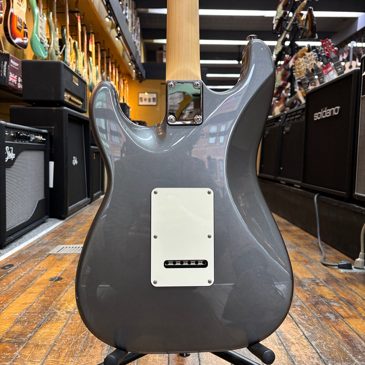 Suhr Classic S HSS Electric Guitar Pewter Metallic w/Padded Gig Bag ...