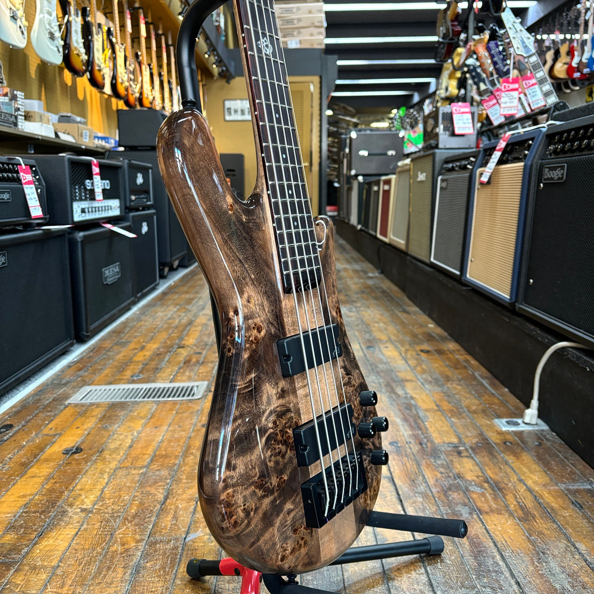 Spector NS Ethos 5 5-String Bass Guitar Super Faded Black Gloss w/Padd ...