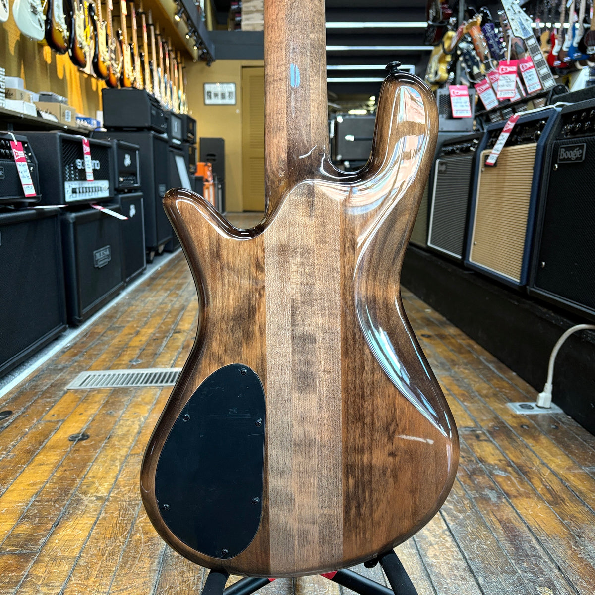 Spector NS Ethos 5 5-String Bass Guitar Super Faded Black Gloss w/Padd ...