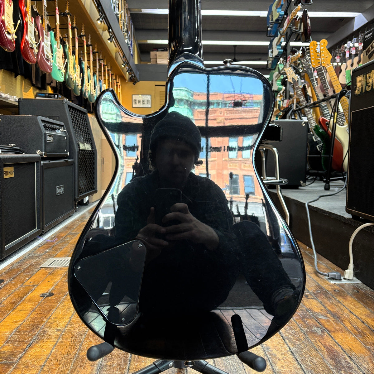 Knaggs Kenai-J H/P Single-Cutaway Electric Guitar 2020 Black w/Hard Ca ...