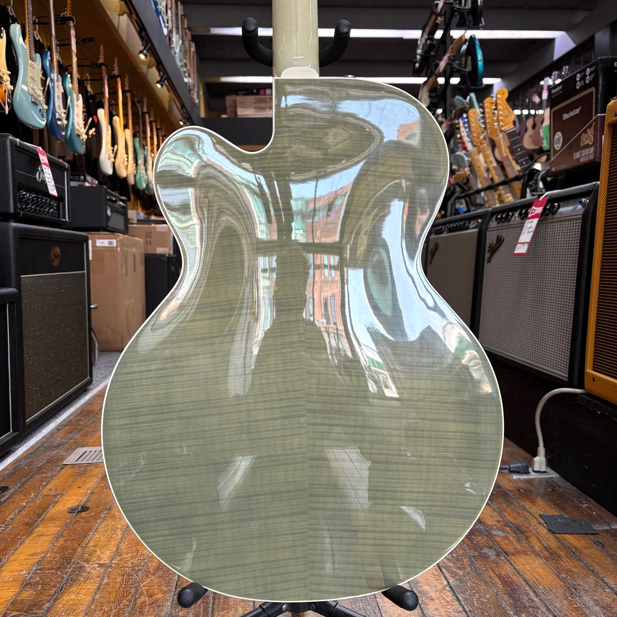 Gretsch Japan G6120 Brian Setzer Hot Rod Hollow Body Electric Guitar 2 ...