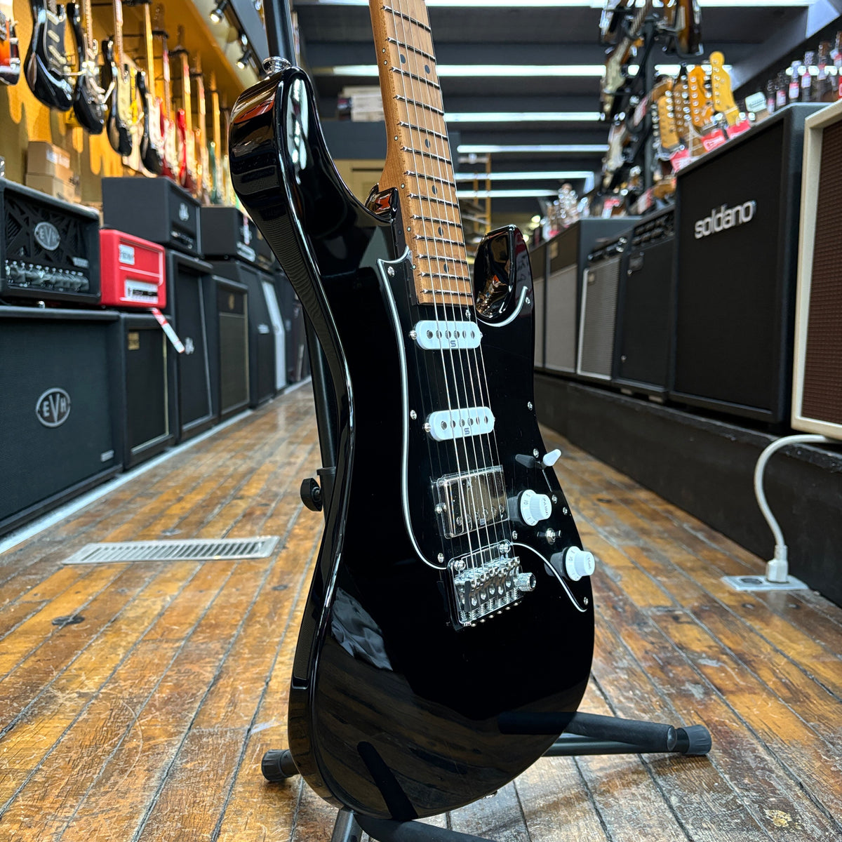 Ibanez Japan Prestige AZ2204B Electric Guitar Black w/Hard Case – Music ...