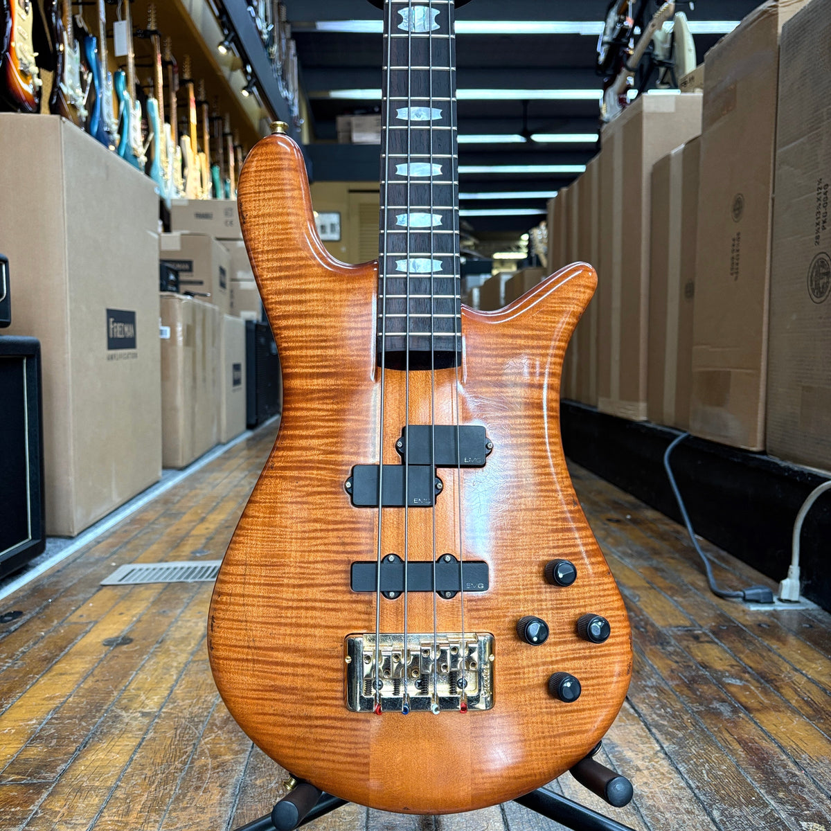 Spector Doug Wimbish Signature Euro 4DW Bass Guitar Amber Aged Finish ...
