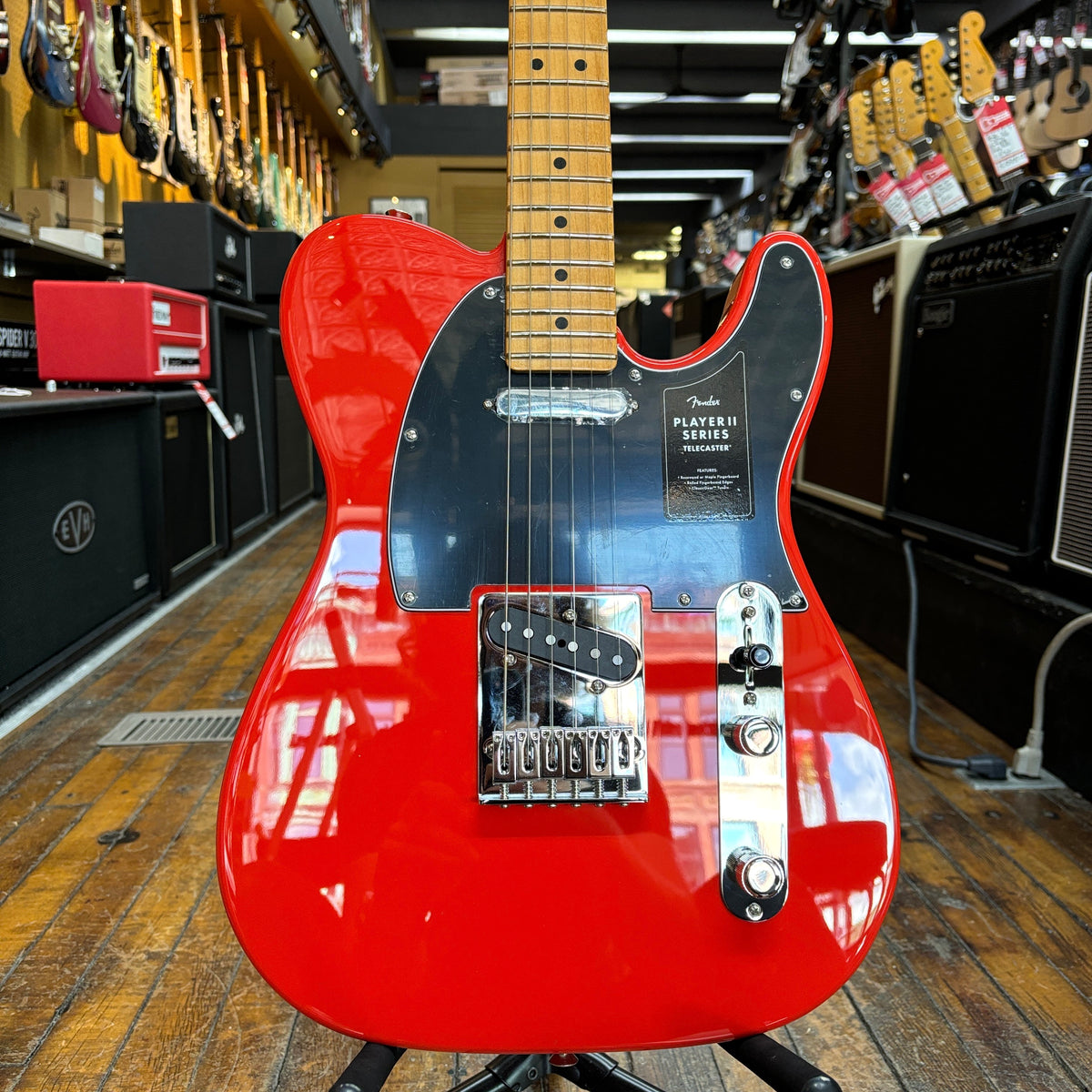 Fender Player II Telecaster Coral Red w/Maple Fingerboard – Music Makers