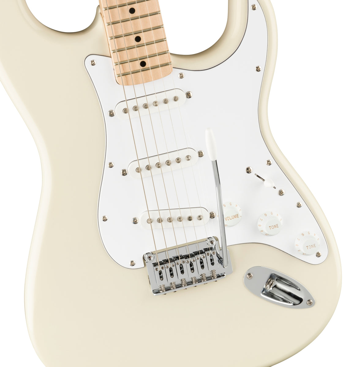 Squier Affinity Series Stratocaster Olympic White w/Maple Fingerboard ...